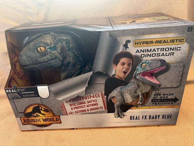 JURASSIC WORLD REAL fx baby blue - hyper-realistic animatronic dinosaur ...