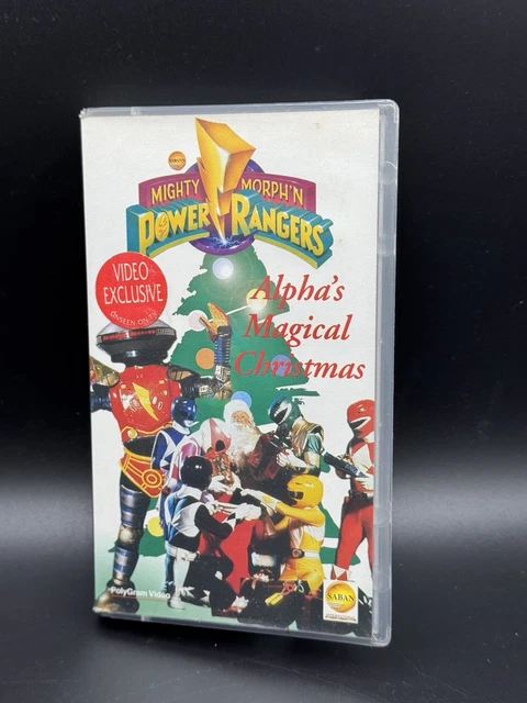MIGHTY MORPHIN POWER Rangers: Alpha's Magical Christmas (VHS, 1994 ...