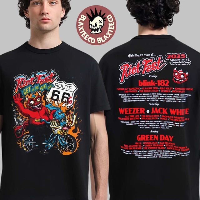 RIOT FEST 2025 Celebrating 20 Years Get In The Pit On Route 66 Lineup ...