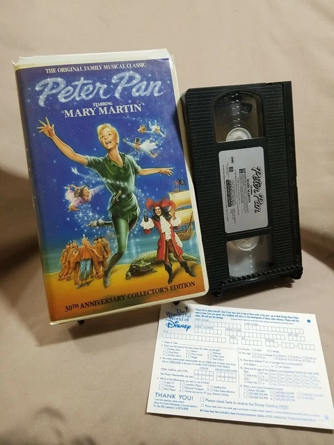 PETER PAN Mary Martin 30th Anniversary Collector's Edition VHS £3.12 ...