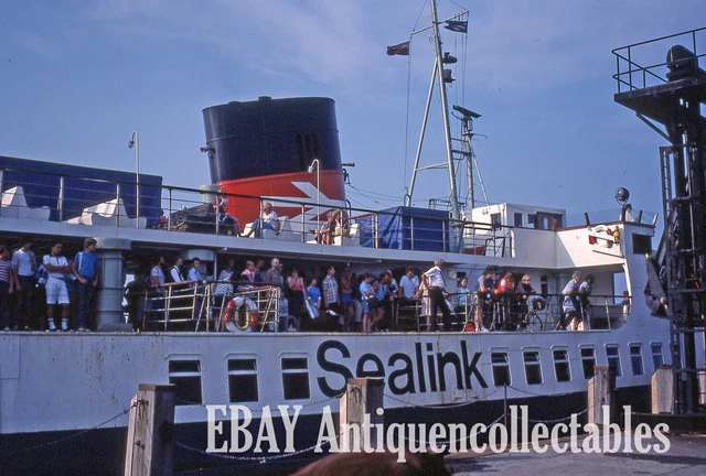 SEALINK MV BRADING Portsmouth IOW Passenger Ferry 1983 35mm Slide p114 ...