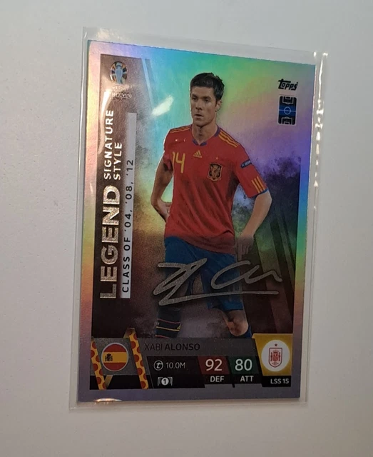 TOPPS MATCH ATTAX UEFA EURO 2024 Xavi Legend Signature Style EUR 1,00 ...