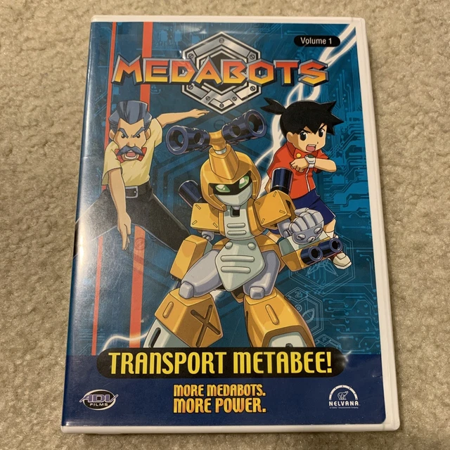 MEDABOTS TRANSPORT METABEE! Anime Volume 1 DVD 5 Episodes 2002 Cartoon ...