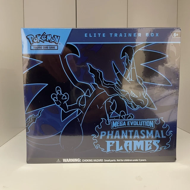 POKÉMON TCG: MEGA Evolution Phantasmal Flames Elite Trainer Box Sealed ...