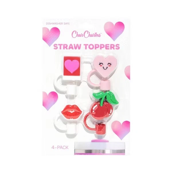 CHARCHARMS STANLEY 2026 VALENTINES Straw Cover Toppers 💘🥤 £26.86 ...
