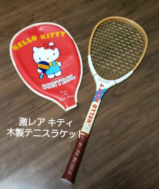 HELLO KITTY TENNIS Racket & Racket Case Racquet Case 1984 Vintage Rare ...