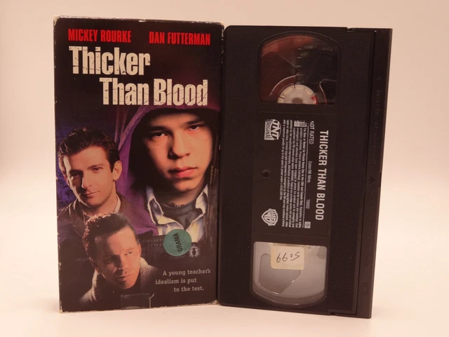 THICKER THAN BLOOD VHS 1998 TNT Original, Mickey Rourke $8.99 - PicClick