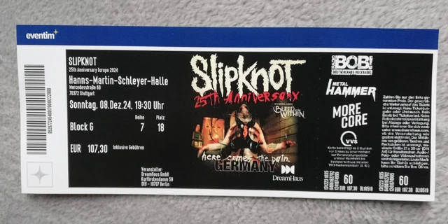 Slipknot Stuttgart 2024 Tickets