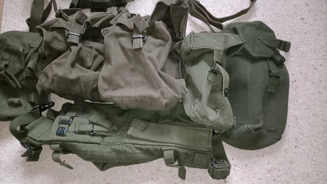 BRITISH ISSUE 58 pattern webbing Set , British 1958 Pattern Webbing EUR ...