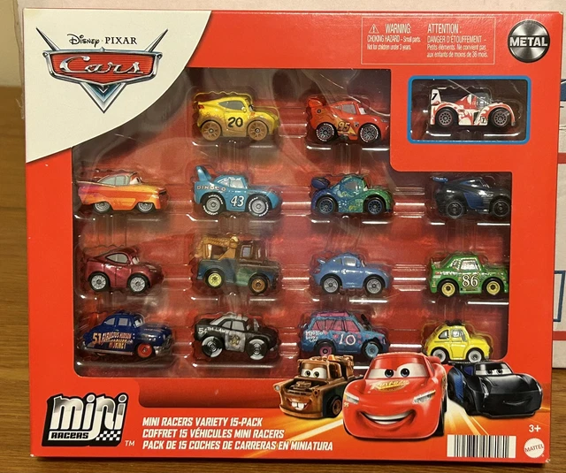 DISNEY PIXAR CARS Metal Mini Racers Variety 15 PACK 2022 (with Shu ...