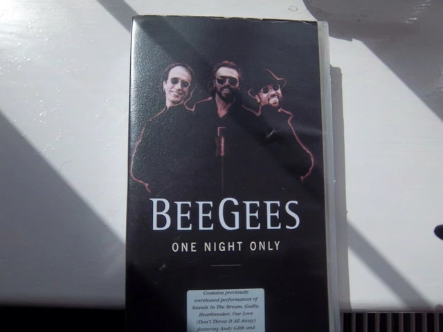 BEE GEES ONE Night Only VHS Video Tape £3.29 - PicClick UK