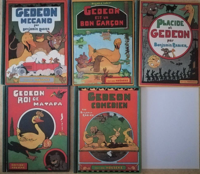 LOT DE 5 BD - GEDEON aventures canard / enfants, anciens EUR 5,00 ...