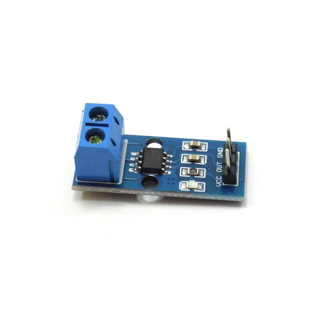 ACS712 RANGE CURRENT Sensor Measuring Module Hall Effect Arduino 5V 30A ...