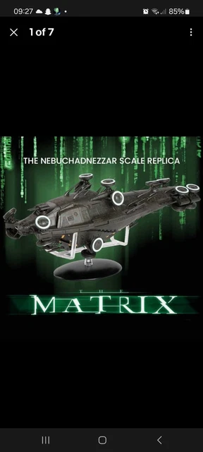 THE MATRIX NEBUCHADNEZZAR Hovercraft Model by Master Replicas £151.48 ...