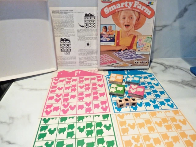 VINTAGE SMARTY FARM Game By Spear's Games 100% Complete from 1985 £4.99 ...