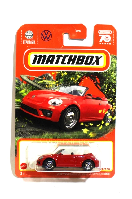 MATCHBOX 1/64 2019 Volkswagen Beetle Convertible Diecast Car NEW IN ...