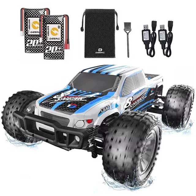 DEERC 9200E 1:10 Large RC Car High Speed 25MPH 4WD Off Road 2.4GHz ...