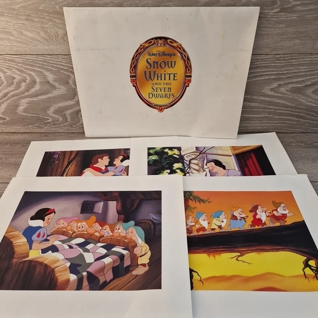 WALT DISNEY'S SNOW White and the Seven Dwarfs Exclusive Lithograph ...