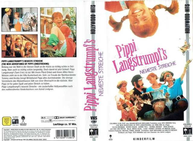 (VHS) PIPPI LANGSTRUMPF'S neueste Streiche - Tami Erin, David Seaman ...