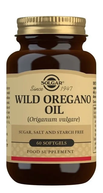 SOLGAR WILD OREGANO Oil - Immunity, Vit C, Fresh Stock,High Quality, 60 ...