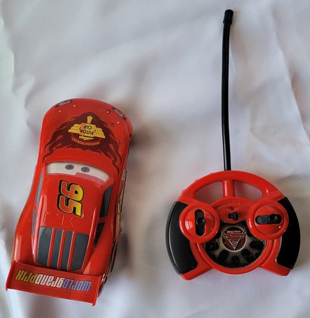 DISNEY PIXAR CARS RC Champion Series McQueen Remote Control Car 49 MHZ ...