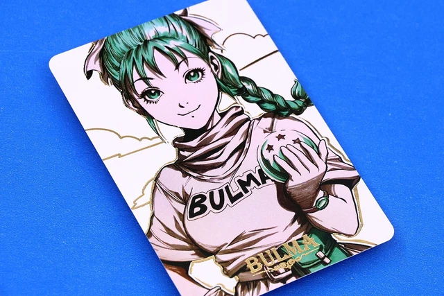 DRAGON BALL Z Bulma Gold Foil Character Art Trading Card Anime ACG ...