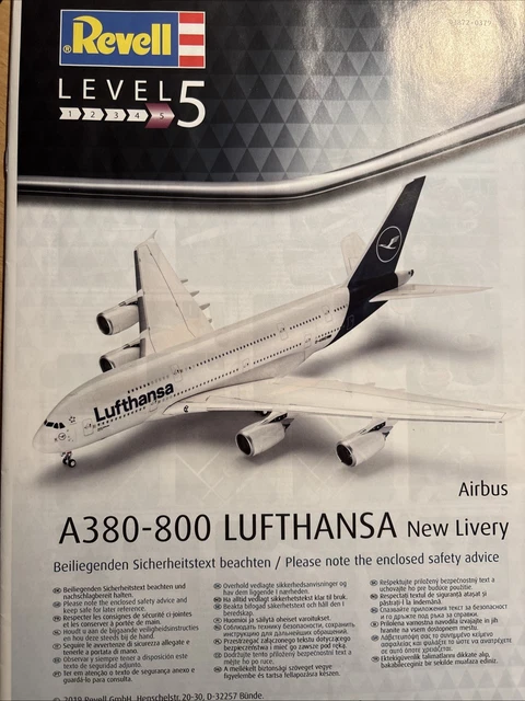 REVELL AIRBUS A380-800 "Lufthansa" New Livery Flugzeug Modellbausatz ...
