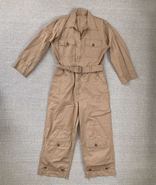 US ARMY AIR Force USAAF WW2 Flight Suit Summer AN-S31-A DATED 1944 36 ...