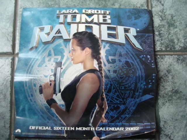 TOMB RAIDER CALENDAR Lara Croft Official 2002 -Danilo £17.81 - PicClick UK