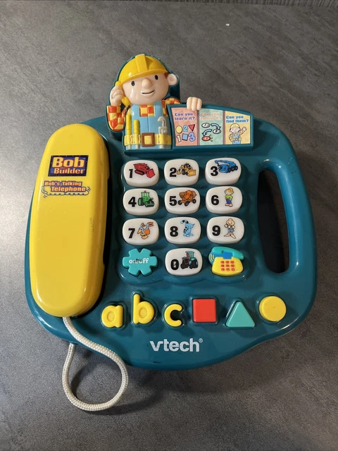 VTECH BOB THE Builder Talking Telephone Toy Learning Interactive with ...