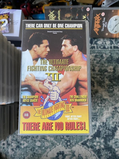 THE ULTIMATE FIGHTING Championship 3 (VHS, 1996) £7.00 - PicClick UK
