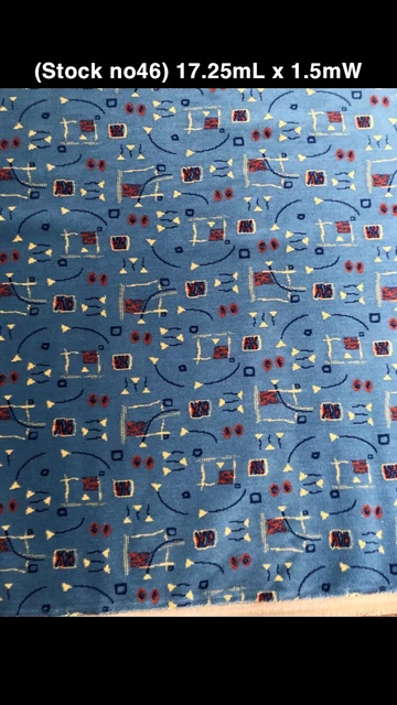 1M OF RETRO Coach/Bus/Train/Camper Fabric (Moquette) £20.00 - PicClick UK