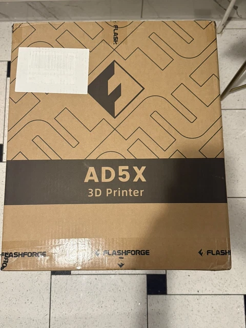 FLASHFORGE AD5X MULTI-COLOR FDM 3D Printer, Auto Leveling, 600mm/s, 300 ...