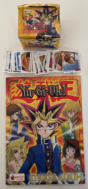 RARE MERLIN YU-GI-OH! Sticker Album & Complete Loose set of stickers ...