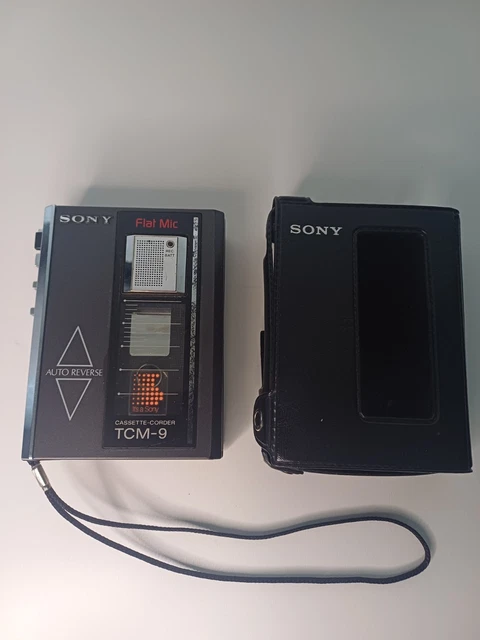 SONY TCM-9 VINTAGE Cassette-Corder player Working Retro Retired ...