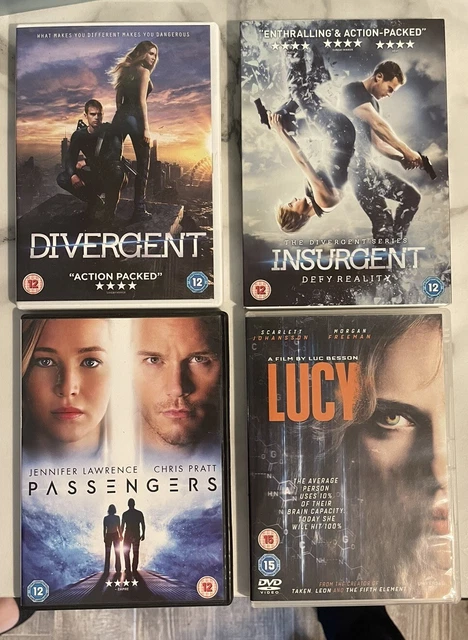 DVD BUNDLE OF 4 DVDs - 12/15 Rated - Action/thriller/romance £3.79 ...