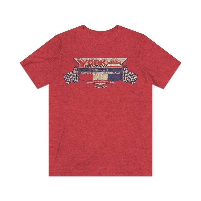 YORK US30 DRAGWAY 1960 Vintage Men's T-Shirt £6.58 - PicClick UK