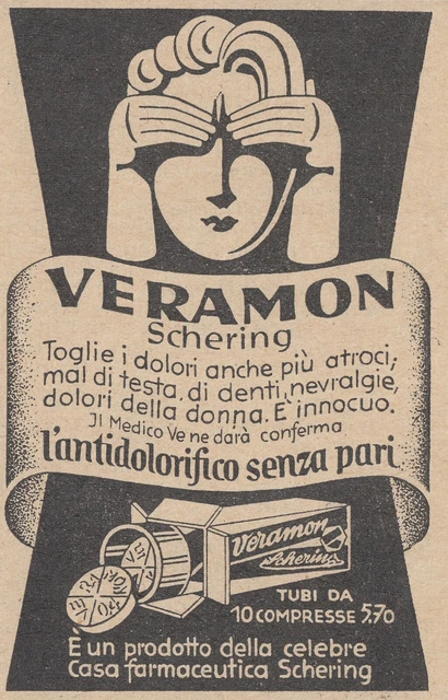 V3570 COMPRIMÉS VERAMON - 1932 Publicité Période - Vintage Advertising ...