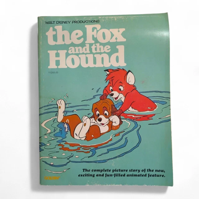 WALT DISNEY THE Fox and the Hound Book 1981 Comic Graphic Novel 1st ...