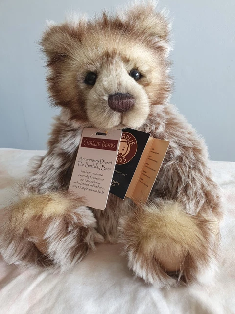 RETIRED CHARLIE BEARS 10th Anniversary Diesel CB151575 2015 11" 4500 ...