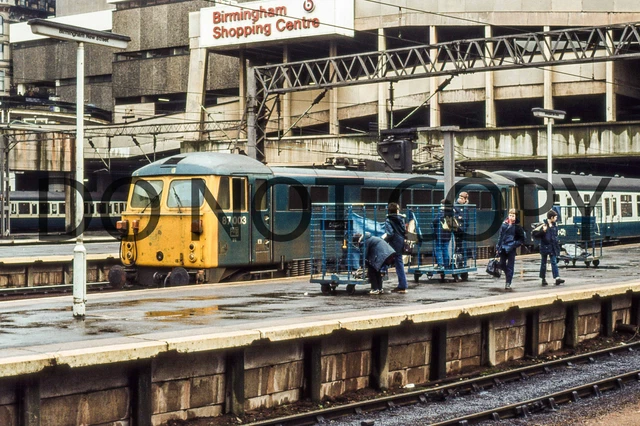 UK DIESEL TRAIN Railway Photograph Of Class 87 87003 Loco. (Rm87-11) £1 ...