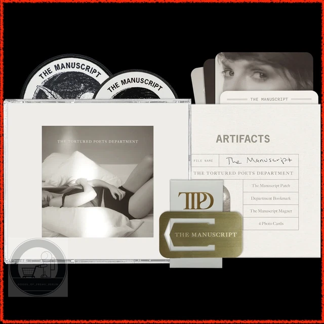 TAYLOR SWIFT THE Tortured Poets Department Collector’s Deluxe CD Bonus ...