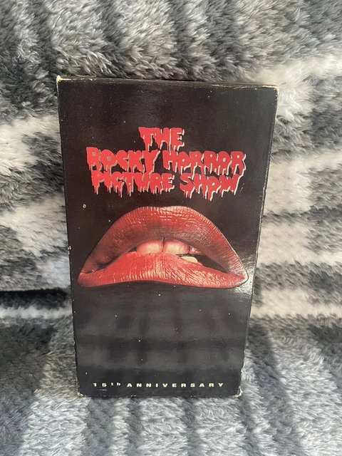 THE ROCKY HORROR Picture Show (VHS, 1990) 15th Anniversary Red Rental ...