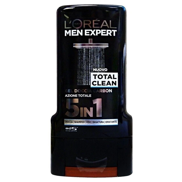 L’ORÉAL PARIS MEN Expert Total Clean 5In1 Gel Douche 300Ml EUR 12,42 ...