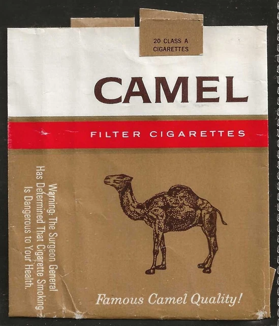 VINTAGE CIGARETTE/TOBACCO PACKET-#2860- Empty Pack - Camel Filters £5. ...