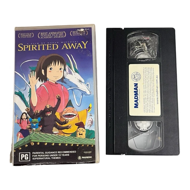 HAYAO MIYAZAKI'S SPIRITED Away VHS Video Rare Cover $62.95 - PicClick AU
