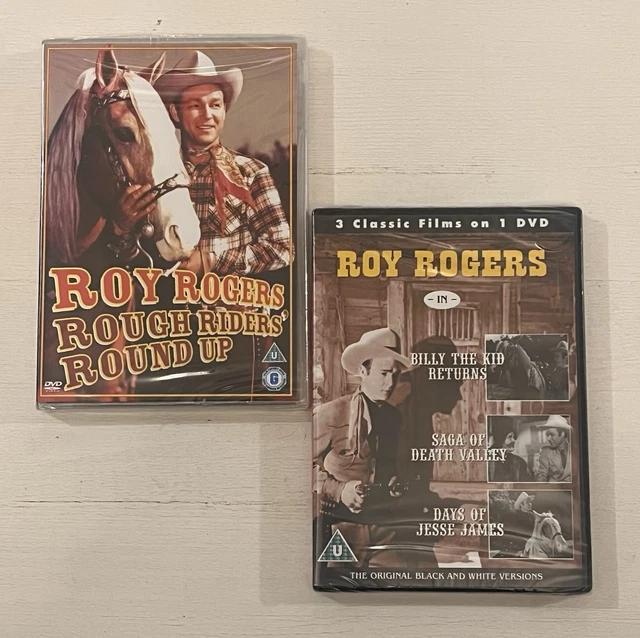 ROY ROGERS DVDS x2 - Rough Riders' Round Up & 3 Classic Films Brand New ...