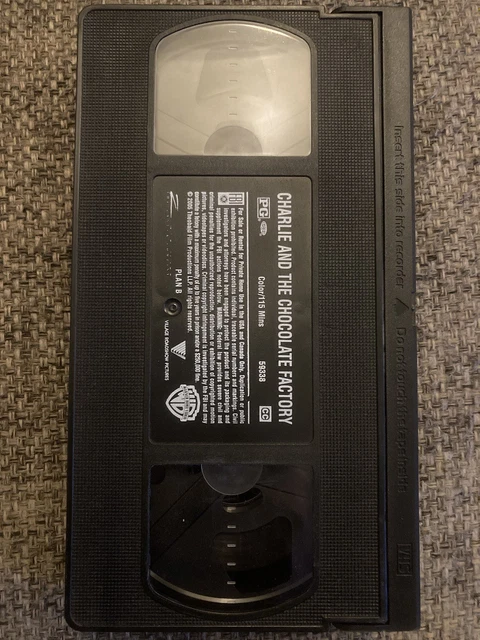 CHARLIE AND THE Chocolate Factory Vhs Comedy Adventure Weird Late ...