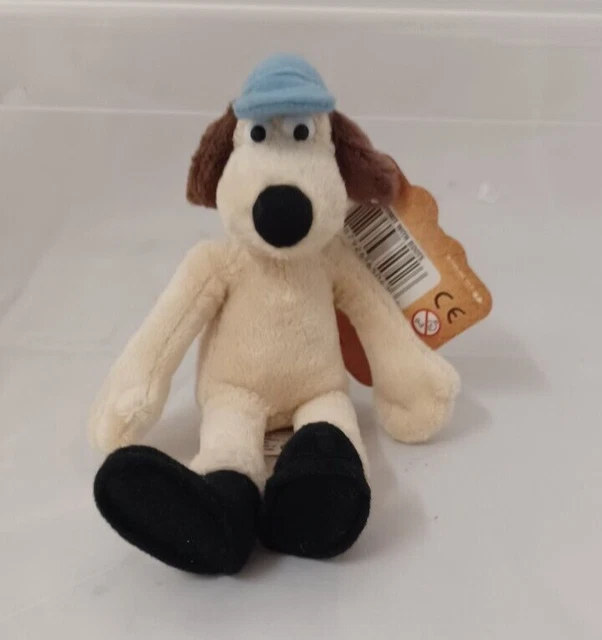 BNWT WALLACE AND Gromit, Curse of the Wear Rabbit Cute Gromit Teddy in ...