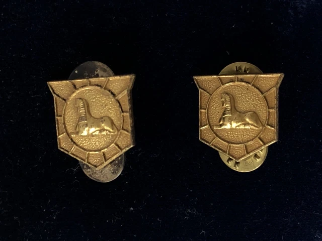 LOT VINTAGE RARE WW2 US Army Counterintelligence Corps Sphinx Or 10k ...